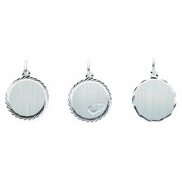 Adelia&acute;s Kettenanh&auml;nger ADELIA&acute;S "Gravurplatte 925 Silber &ndash; Silberanh&auml;nger", silber, Schmuckanh&auml;nger, Damen, Silber 925 (Sterlingsilber), Kettenanh&auml;nger, Silberanh&auml;nger