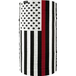 Zan Headgear Motley Tube Fleece Red Line, Multifunktionstuch