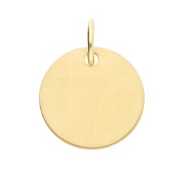 Adelia&acute;s Kettenanh&auml;nger ADELIA&acute;S "Gravurplatte 585 Gold ( 14K ) &ndash; Goldanh&auml;nger", gold, Schmuckanh&auml;nger, Damen, Gold, Kettenanh&auml;nger, Goldanh&auml;nger