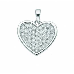 Adelia&acute;s Kettenanh&auml;nger ADELIA&acute;S "Anh&auml;nger 925 Silber mit Zirkonia &ndash; Silberanh&auml;nger", silber, Schmuckanh&auml;nger, Damen, mit Zirkonia, Silber 925 (Sterlingsilber), Kettenanh&auml;nger, Silberanh&auml;nger
