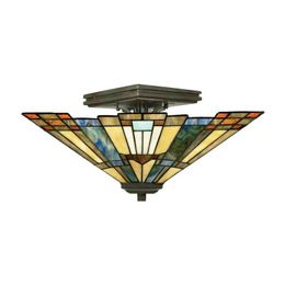 Elstead Lighting Inglenook Deckenleuchte, E27 mit Abh&auml;ngung, QZ-INGLENOOK-SF, Semi-Flush
