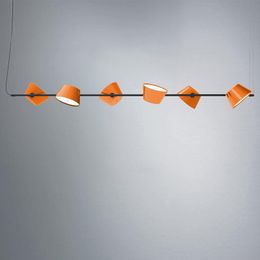 Marset Tam Tam Pendelleuchte, E27, linear, 6-flammig, A633-173 39+A633-130 46#6,
