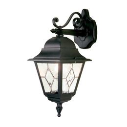 Elstead Lighting Norfolk Down Wandleuchte, E27, NR2-BLK, Down