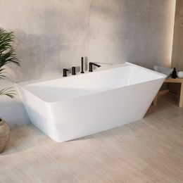 rivea Maila Vorwand-Badewanne L: 170 B: 87 H: 58 cm, mit pflegeleichter Oberfl&auml;che, BR0618WH,