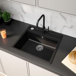 evineo line 250 K&uuml;chensp&uuml;le B: 57 T: 51 cm, NEN100BL,