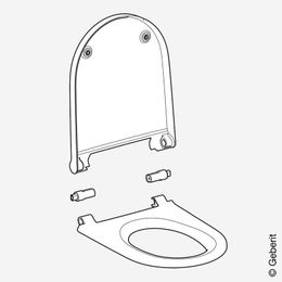 Geberit AquaClean Sela Ersatz-WC-Sitz, Baujahr ab 04/2019, 243650111,