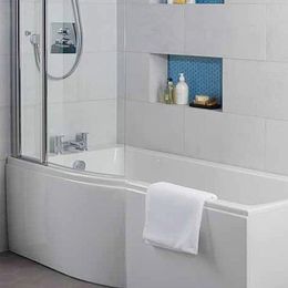 Ideal Standard Connect Air Badewanne mit Duschzone, E113401,
