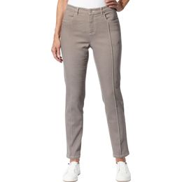 Damen Jeans in schmaler Form taupe, Gr&ouml;&szlig;e 24