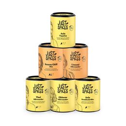 Just Spices Asia Gew&uuml;rzset - Gew&uuml;rzmischungen | 100% nat&uuml;rliche Zutaten | Gew&uuml;rzsets | Geschenkideen