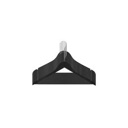 M&ouml;bel Kraft Kleiderb&uuml;gel 10er-Set schwarz Metall,Massivholz Ma&szlig;e (cm): B: 44,5 H: 23 &raquo; M&ouml;bel Kraft