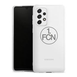 DeinDesign Galaxy A33 5G Handy Silikon H&uuml;lle Case transparent Handyh&uuml;lle 1. Fc N&uuml;rnberg Transparent 1. Fcn Silikon Case