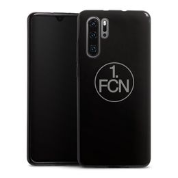 DeinDesign Huawei P30 Pro Handy Silikon H&uuml;lle Case schwarz Handyh&uuml;lle 1. Fc N&uuml;rnberg 1. Fcn Transparent