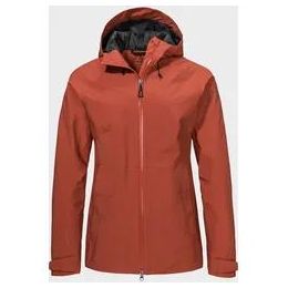 Sch&ouml;ffel Outdoorjacke SCH&Ouml;FFEL "Jacket Style Mauku WMS", Damen, Gr. 40, 5590, rot, Oberstoff: 100% Polyester; (Membran: Polyester); Futter: 100% Polyester, regular fit, hoch geschlossener Ausschnitt, Jacken Outdoorjacke