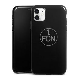 DeinDesign iPhone 11 Handy Silikon H&uuml;lle Case schwarz Handyh&uuml;lle 1. Fc N&uuml;rnberg 1. Fcn Transparent