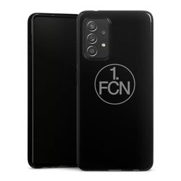 DeinDesign Galaxy A52s 5G Handy Silikon H&uuml;lle Case schwarz Handyh&uuml;lle 1. Fc N&uuml;rnberg 1. Fcn Transparent