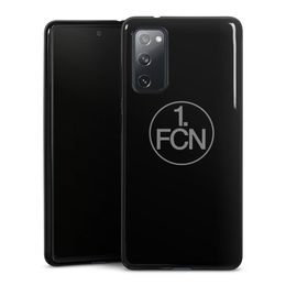 DeinDesign Galaxy S20 FE 5G Handy Silikon H&uuml;lle Case schwarz Handyh&uuml;lle 1. Fc N&uuml;rnberg Transparent 1. Fcn