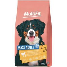 MultiFit Trockenfutter Hund Adult, Maxi, mit Gefl&uuml;gel & Karotte 2x12 kg