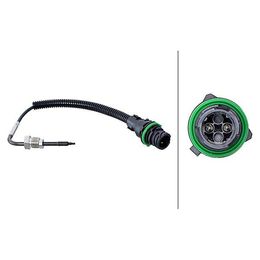 Hella Sensor, Abgastemperatur 6pt358181841 f&uuml;r Mercedes