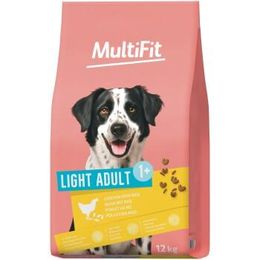 MultiFit Trockenfutter Hund Adult, Light, Huhn mit Reis 2x12 kg