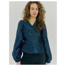 Kurzarmhemd NORR "NORR T-shirt Debra", Herren, Gr. 36, bright blau, Obermaterial: 100% Polyester, Hemden