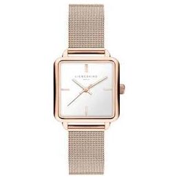 Quarzuhr Liebeskind Berlin "Modern Mesh", ros&eacute;goldfarben, Armbanduhren, Damen, Quarzuhr, Armbanduhr, Damenuhr, Edelstahlarmband, analog