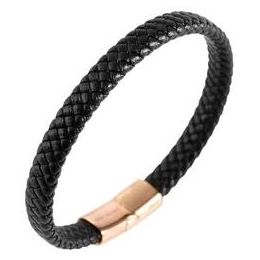 Adelia&acute;s Armband ADELIA ́S "Unisex Armband &ndash; Textilarmband aus Leder 20 cm", schwarz, Armb&auml;nder, Damen, 20cm, Leder, Armband, Sch&ouml;ne Geschenkidee zum Muttertag