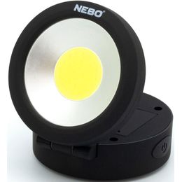 LED Taschenlampe NEBO "NEBO ANGLE LIGHT", grau, H:8cm L:8cm T:4,8cm, Gummi, Mobilleuchten