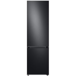 Samsung K&uuml;hl-/Gefrierkombination "RB38C7B5AB1/EF", Energieeffizienz: A (A-G), silber (premium schwarz steel), B:59,5cm H:203cm T:65,8cm, K&uuml;hlschr&auml;nke