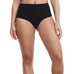 Shapingstring Chantelle "SMOOTH COMFORT", Damen, Gr. S, schwarz, Obermaterial: 79% Polyamid, 19% Elasthan, 1% Baumwolle, 1% Polyester, unifarben, k&ouml;rpernah, Unterhosen, gl&auml;ttender Effekt, mit hoher Taille