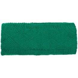 Stirnband styleBREAKER "Strick Stirnband mit Rauten Muster", Damen, gr&uuml;n, 100% Polyacryl PAN., Modisch, M&uuml;tzen Stirnband