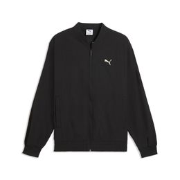 Bomberjacke Puma "Puma Class Bomberjacke Herren", Herren, Gr. L, schwarz, Obermaterial: 100% Nylon. Futter: 100% Polyester. Rippe: 98% Polyester, 2% Elasthan, Jacken Bomberjacke