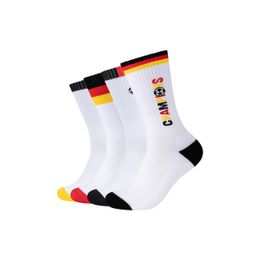Socken Camano "4er Pack", Damen, Gr. 35-38, mixed germany, 66% Baumwolle, 28% Polyester, 5% Elastodien, 1% Elasthan, gemustert, Socken Socken