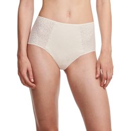 Taillenslip Chantelle "NORAH", Damen, Gr. 46, talc, Obermaterial: 72% Polyamid, 28% Elasthan, k&ouml;rpernah, Unterhosen Taillenslip, florale Spitze, weiche Materialien
