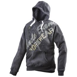 Hoodie Uncle Sam "Sweathoody", Herren, Gr. L, grau (anthrazit, schwarz), Obermaterial: 65% Polyester PES. 35% Baumwolle CO., Sweatshirts Hoodie