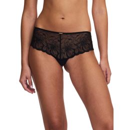 Stringpanty Chantelle "FLEURS", Damen, Gr. 38, schwarz, Obermaterial: 100% Baumwolle, k&ouml;rpernah, Unterhosen, mit floraler Stickerei
