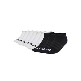 Sneakersocken adidas originals "Socken Thin & Light Sportswear No-Show Socks 9P 9er Pack", Herren, Gr. 37-39, bunt (2xwei&szlig;, schwarz), Obermaterial: 58% Baumwolle CO. 36% Polyester PES. 3% Elasthan EL. 2% Elastodien ED. 1% Polyamid PA., Socken Sneakersocken