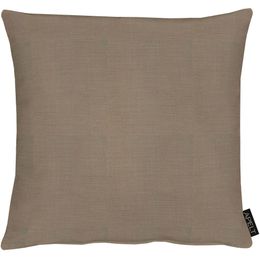 Dekokissen Apelt "Apart" Gr. 2, braun (braun, unifarben), B:49cm L:49cm, Polyester, Dekokissen_Sitzkissen_Kissenh&uuml;llen, ohne F&uuml;llung