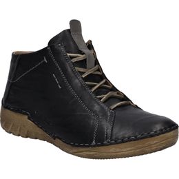 Stiefelette Josef Seibel "Felicia 05, schwarz-kombi", Damen, Gr. 40, schwarz (schwarz, kombi), Obermaterial: 100% Rindsleder Leather cow., Schuhe Stiefelette