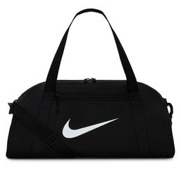 Sporttasche Nike "NK GYM CLUB BAG - SP26 (Consumer Facing Name TBD)", Damen, schwarz, schwarz, wei&szlig;, Obermaterial: 100% Polyester, Taschen Sporttasche, sportlicher Stil, f&uuml;r Fitnessaktivit&auml;ten, aus Polyester