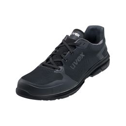 Sicherheitsschuh Uvex "1 sport Halbschuh" Gr. 39, schwarz, 39, Obermaterial: 100% Textilmaterial TEXMAT., Schuhe