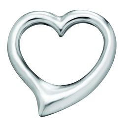 Kettenanh&auml;nger ONE ELEMENT "Herz Herz Anh&auml;nger aus 925 Silber", silber, Schmuckanh&auml;nger, Damen, Silber 925 (Sterlingsilber), Kettenanh&auml;nger, Zart & emotional &ndash; ein Geschenk, das von Herzen kommt