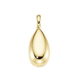 Kettenanh&auml;nger Luigi Merano "Tropfen, Gold 375", gold, Schmuckanh&auml;nger, Damen, onesize, Gelbgold 375, Kettenanh&auml;nger