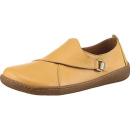 Gemini Damen Slipper mit Wechselfu&szlig;bett ocker, Gr&ouml;&szlig;e 36