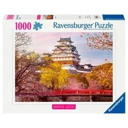 Puzzle Ravensburger "Beautiful Castles - Burg Himeji, Japan", bunt, Puzzles, KinderB:70cm H:50cm, Pappe, Motiv, Made in Germany, B:70cm H:50cm