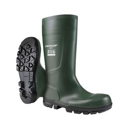 Stiefel Dunlop "Work-It" Gr. 42, gr&uuml;n, 42, Obermaterial: 100% PVC PVC., Schuhe, Stiefel