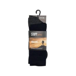 Arbeitssocken STAPP "Active Outdoor", Gr. 35, schwarz, Obermaterial: 75% Baumwolle CO. 22% Polyester PES. 3% Elasthan EL., Socken