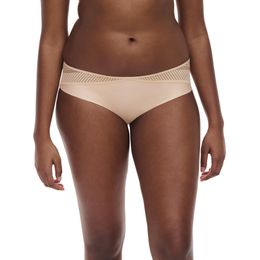 Slip Chantelle "PLAY", Damen, Gr. 38, golden beige, Obermaterial: 71% Polyamid, 29% Elasthan, k&ouml;rpernah, Unterhosen Slip, Spitze, blickdichtes Gewebe