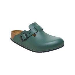 Berufsschuh Birkenstock "Boston Pro" Gr. 39, gr&uuml;n (dunkelgr&uuml;n), 39, Obermaterial: 100% Rindsleder Leather cow., Schuhe