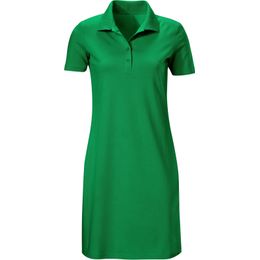 Heine Witt Damen Polokleid in Pikee-Qualit&auml;t, gr&uuml;n, Gr&ouml;&szlig;e 38