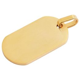 Adelia&acute;s Kettenanh&auml;nger ADELIA&acute;S "Unisex Anh&auml;nger aus Edelstahl", gold, Schmuckanh&auml;nger, Damen, Edelstahl, Kettenanh&auml;nger, Ideal als Geschenk f&uuml;r besondere Anl&auml;sse